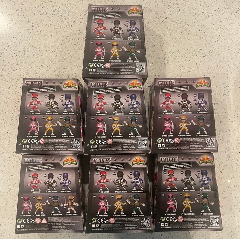 Jada Toys Metalfigs Power Rangers Complete Set | eBay