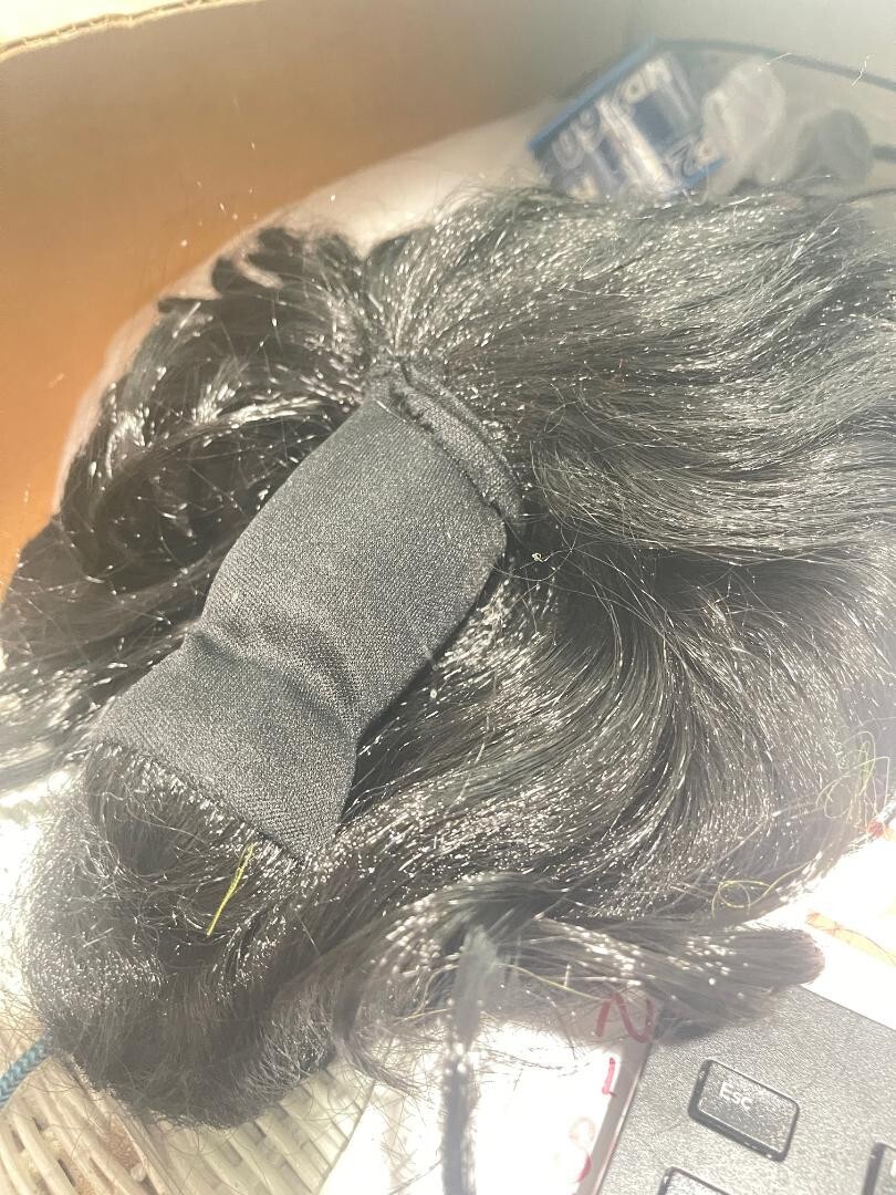 USED Sumo Wrestler Wig Wrestling Samurai Costume Japa… - Gem