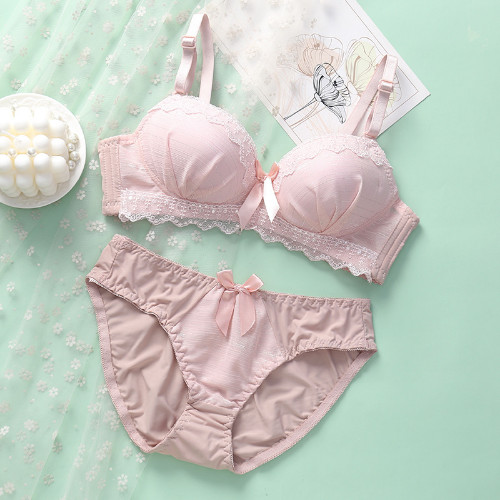 Half Cup Lingerie Transparente Underwear Set Japanese Fashion Panties ...