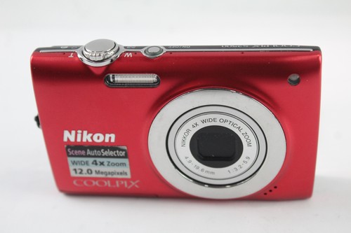 Nikon Coolpix S2500 Digital Compact Camera Working w/ Nikkor 4x Optical ...