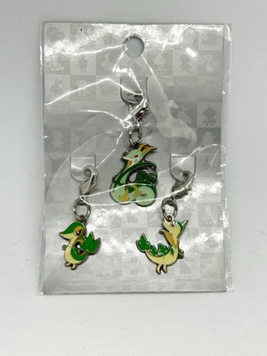 Pokemon Center Snivy Servine Serperior Metal Keychain Charm 2012 - US ...
