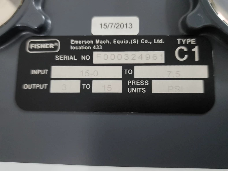 FISHER C1 PNEUMATIC Controller NEW | eBay