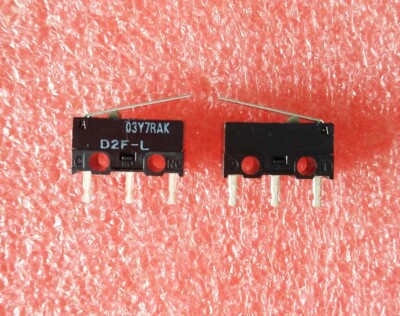 10pcs D2F-L Limit Switch 3Pins Mouse Micro Switch Omron | eBay