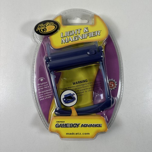 2003 Nintendo Gameboy Advance Light & Magnifier Madcatz New Sealed ...