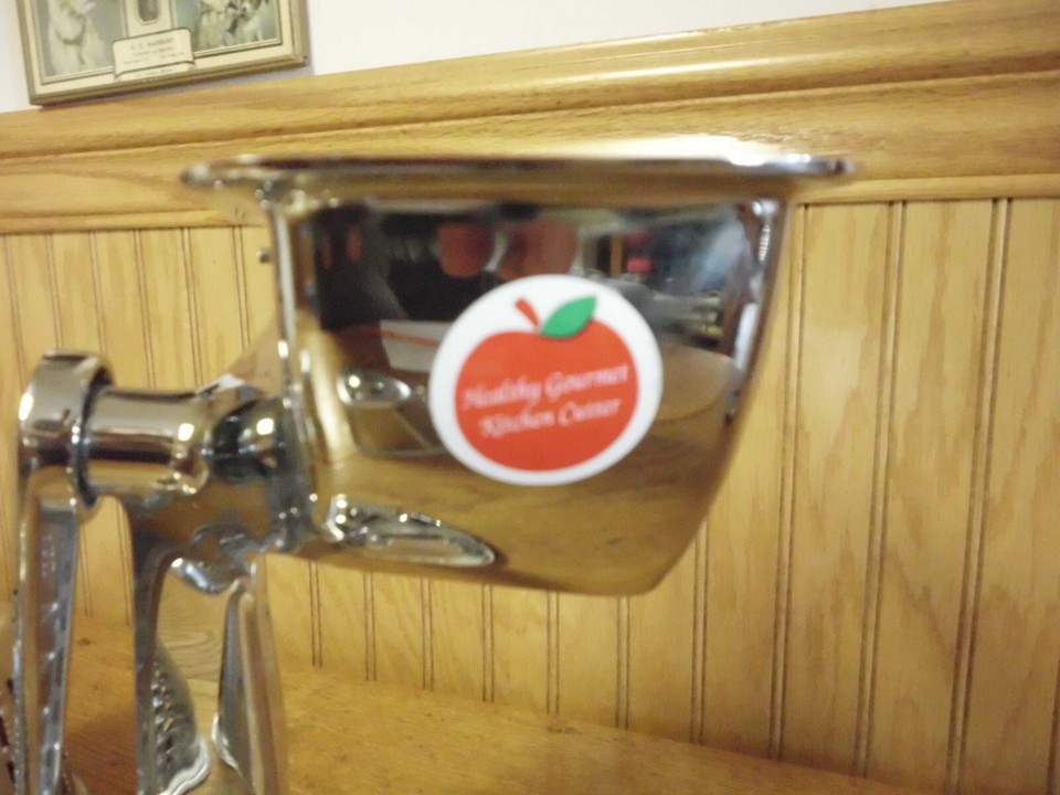 HEALTHY GOURMET KITCHEN CUTTER KING KUTTER SS MANUAL FOOD PROCESSOR 5 ...