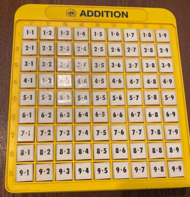 LAKESHORE VINTAGE ADDITION MACHINE MATHEMATICS POP UP HOME SCHOOL WORKS ...