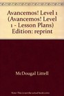 Lesson Plans (Avancemos!, Level 1) (Spanish Edition) | eBay