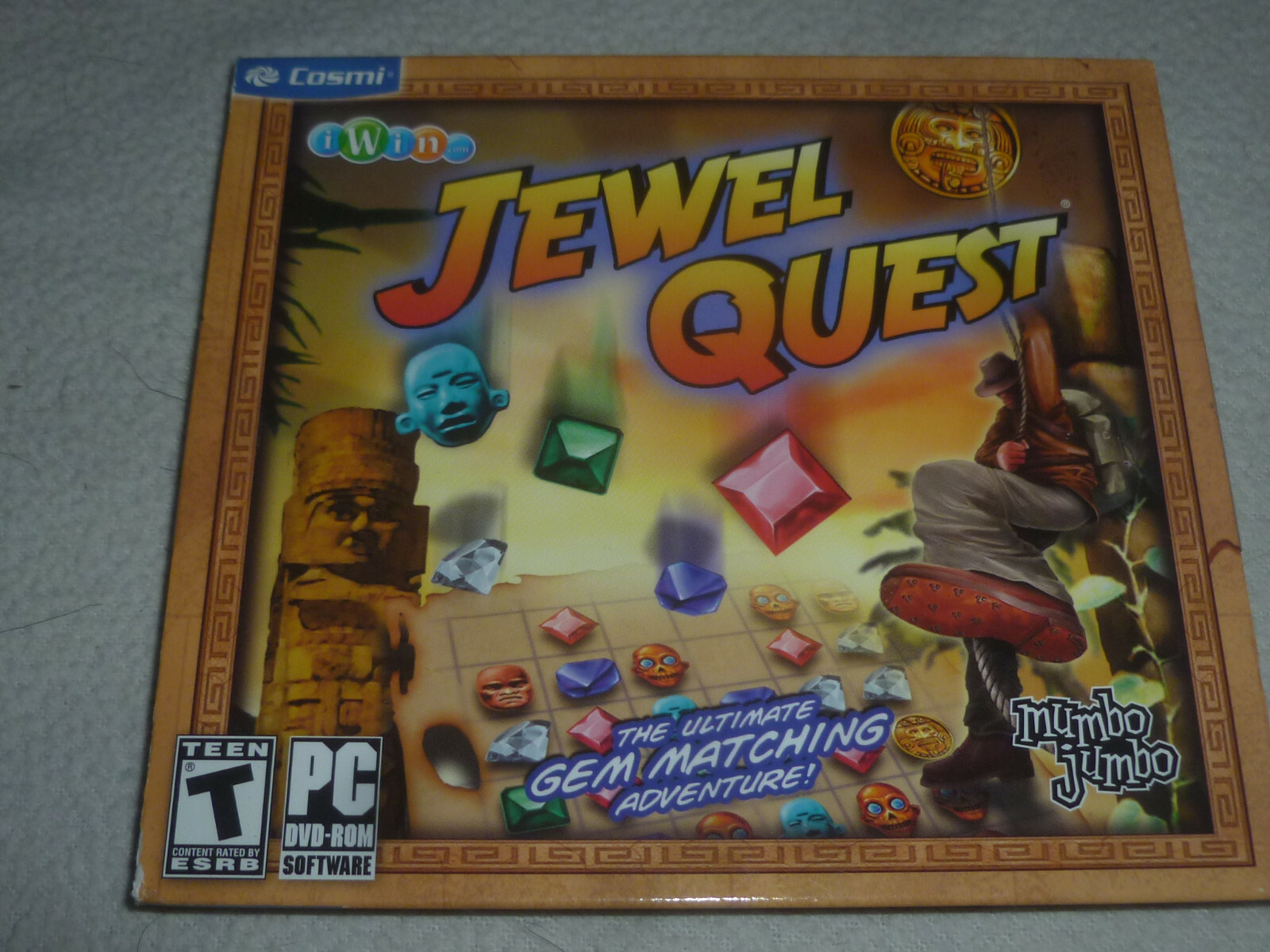 NEW PC ENGINE CD-ROM GAME JEWEL QUEST MUMBO JUMBO SOFTWARE COSMI GEM ...