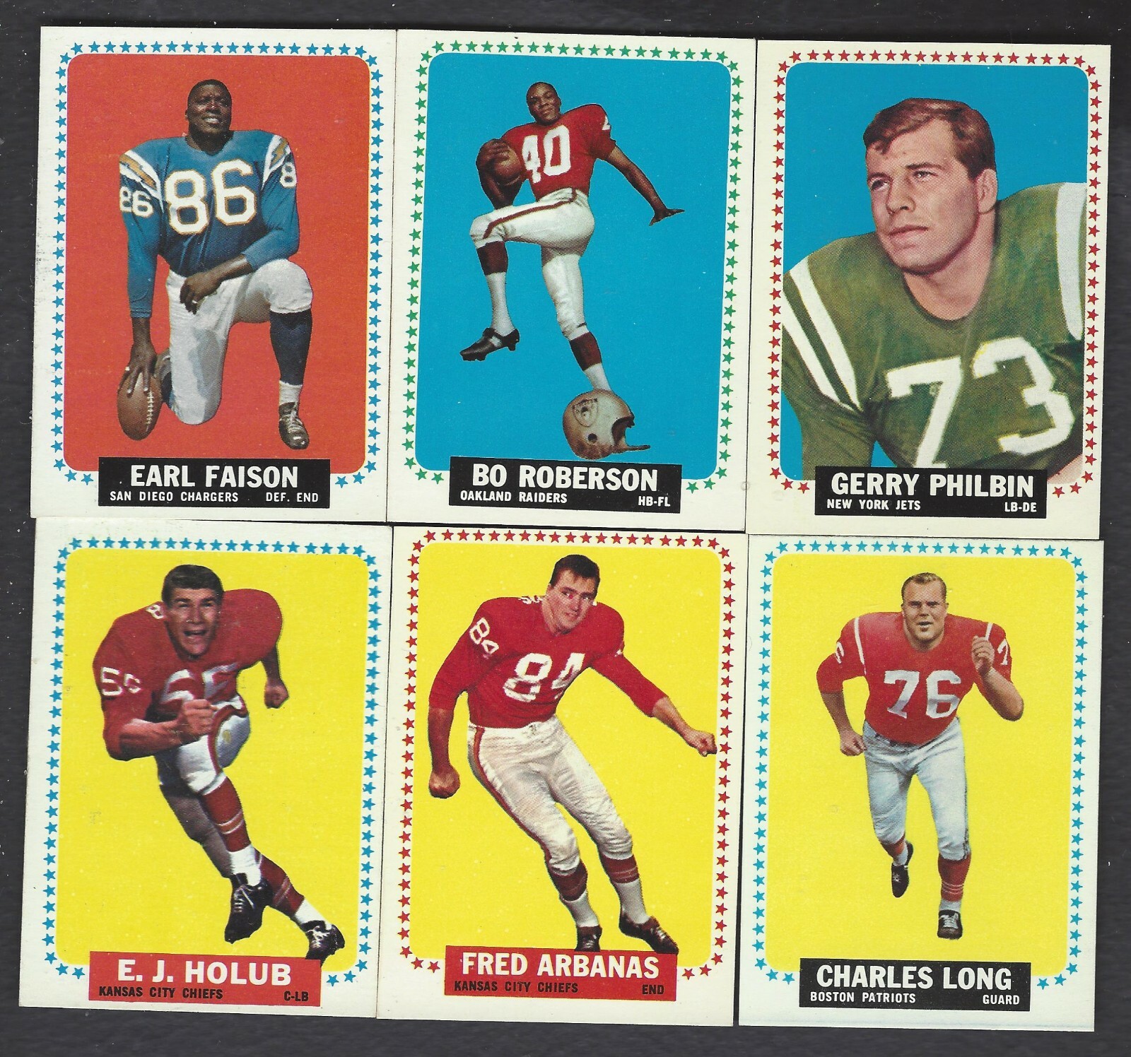 1964 Topps Football Finish Your Set Pick ONE $2.0 Per Pick EX-MT to NM ...