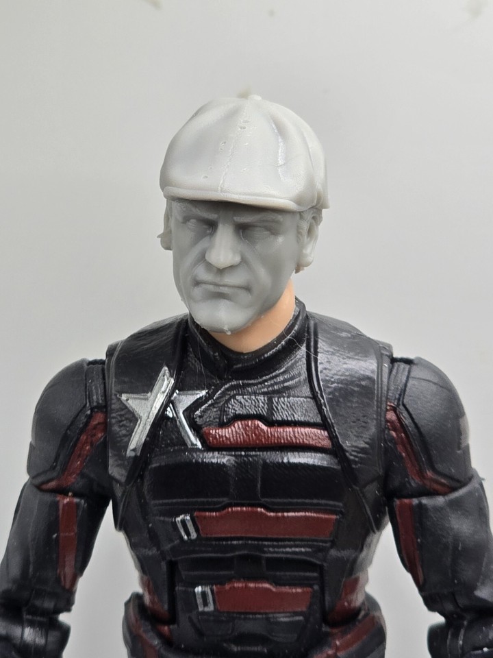3d Printed MOON KNIGHT ISSAC HEAD#2 1:12 6" SCALE Joe Classified/Marvel ...