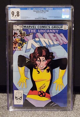 UNCANNY X-MEN #168 CGC 9.8 WHITE PAGES 1ST MADELYNE PRYOR AS ADULT ...
