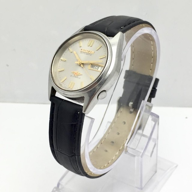 Vintage Citizen Automatic Chess Dial Men's Watch 4-R19190 Day/Date for ...