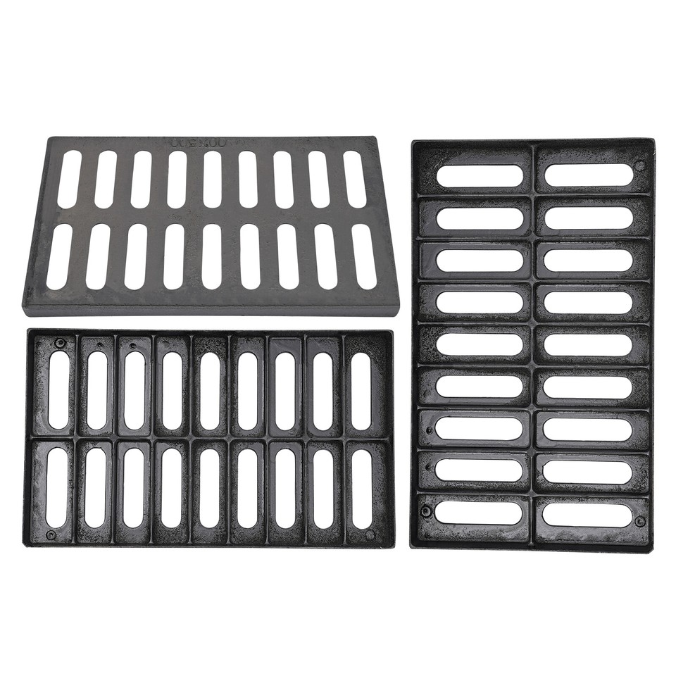 3* Drainage Trench & Driveway Channel Drain Grate Outdoor Channel ...