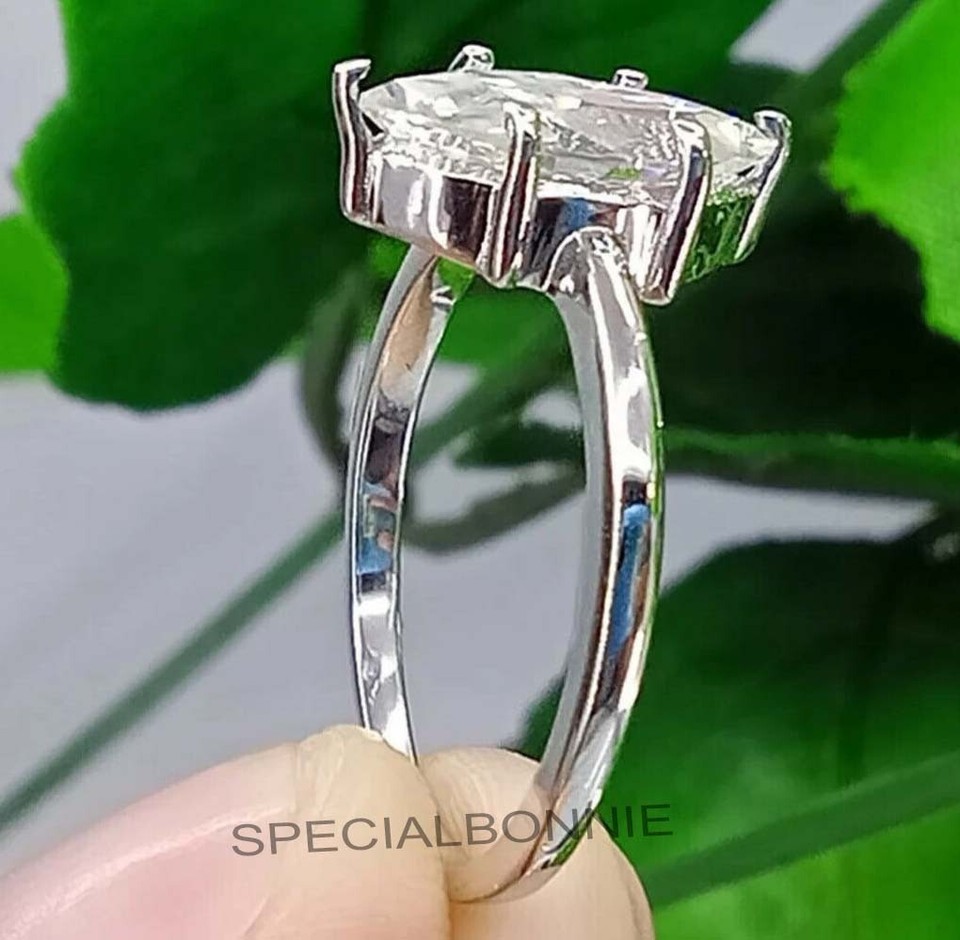 2 Ct Certified White Diamond Solitaire Ring-Great Shine | eBay