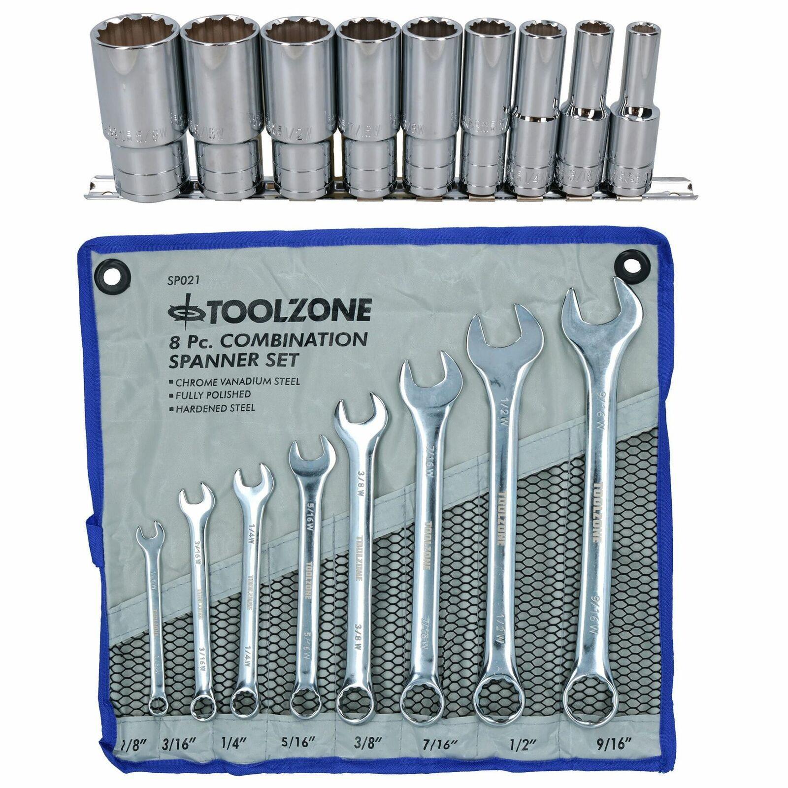 Whitworth Combi Spanner Set 8 Piece Lifetime Guarantee (Only Spanner ...