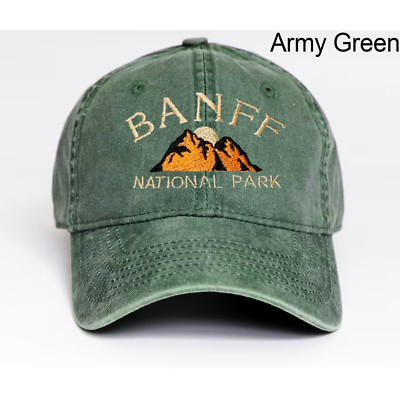 Banff National Park Embroidered Cap Hat Baseball Hat Nature Hat, Gift ...