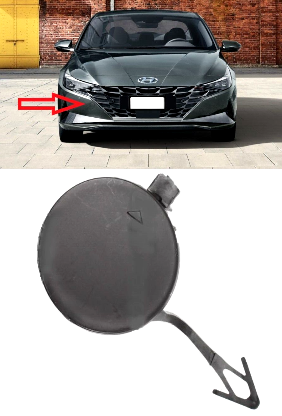 ⭐⭐⭐⭐⭐ Front Tow Hook Eye Cap Cover for 2021 2022 2023 FOR Hyundai ...