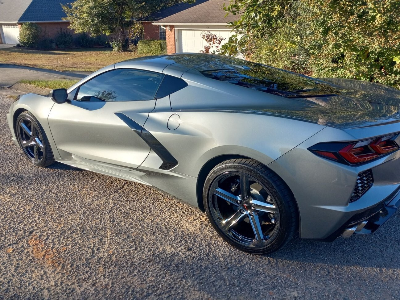 19" 20" GEM G8Z Forged Chrome wheels for C8 Corvette Stingray Z51 Base ...