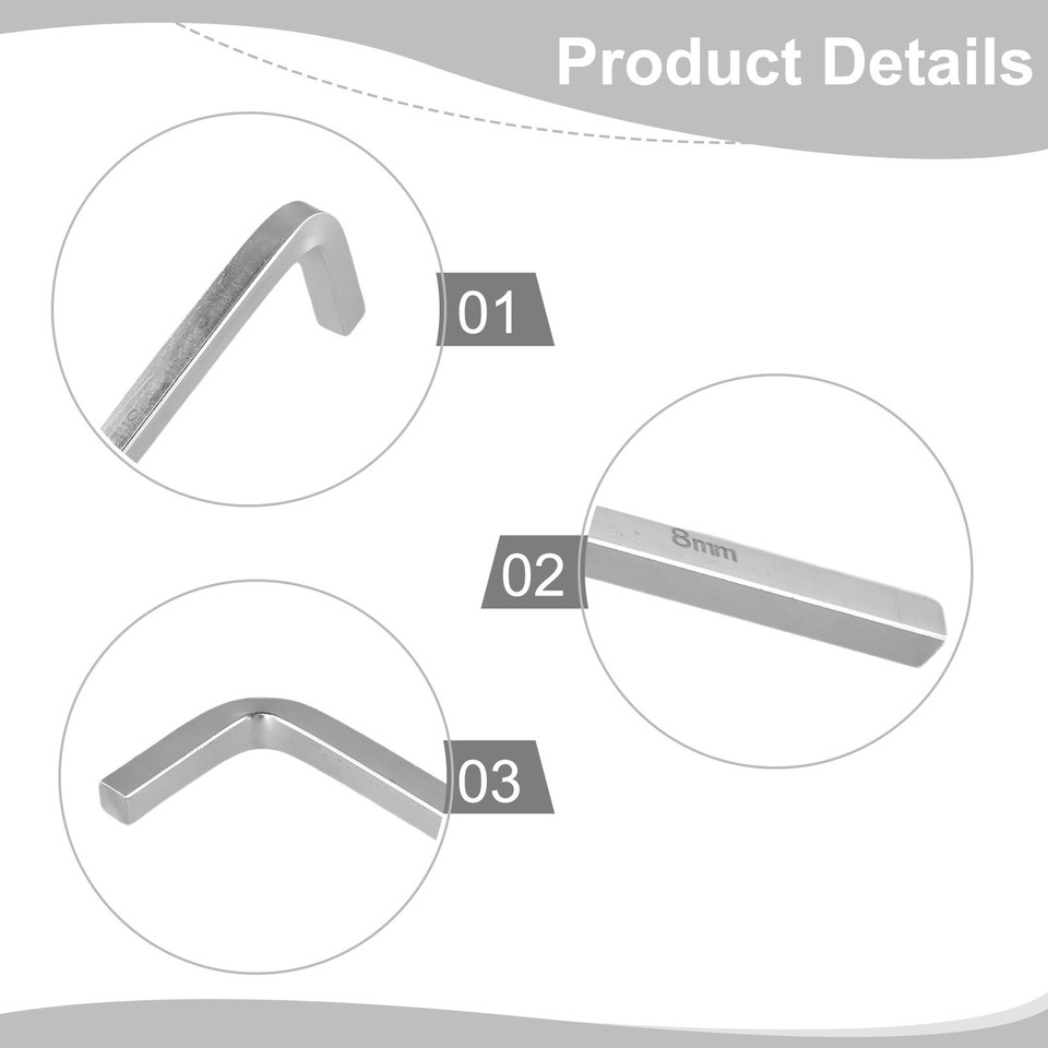 L-Quadrat Schl ssel L Schl ssel Vierkantschraube 4-Punkt Chrom Vanadium Stahl | eBay.de
