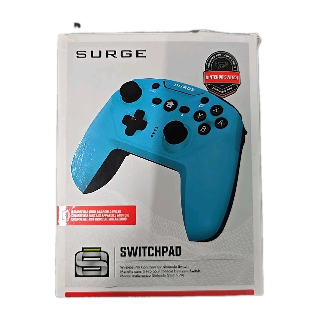 Surge SwitchPad Pro Wireless Controller for Switch - Neon Blue - Open Box | eBay