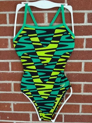 Speedo Team Bright Green Swimsuit | eBay
