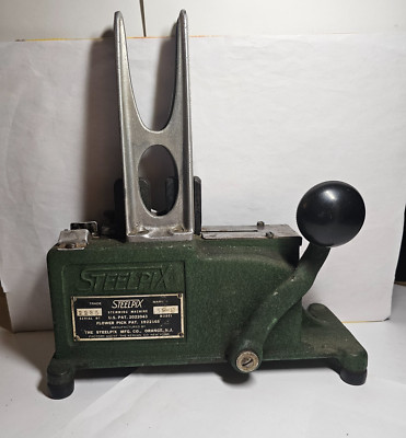 STEELPIX FLOWER STEMMING MODEL 35-B MACHINE TWO-WEIGHTS 35B WORKING ...