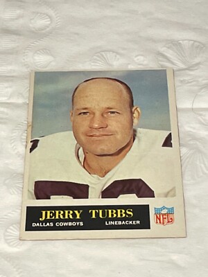 1965 Philadelphia Football Jerry Tubbs Dallas Cowboys #55 | eBay