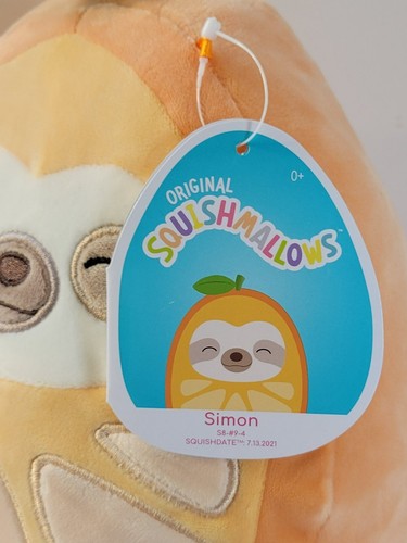 Squishmallows Simon the Sloth Dressed as Orin the Orange Costume Squad ...