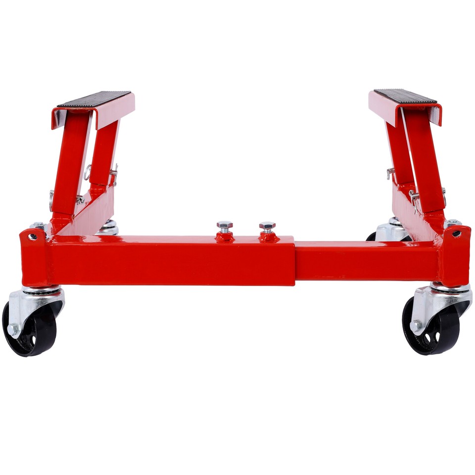 ATV Motorcycle Engine Cradle Dolly 1500lbs Red Steel Cradle Dolly Red ...
