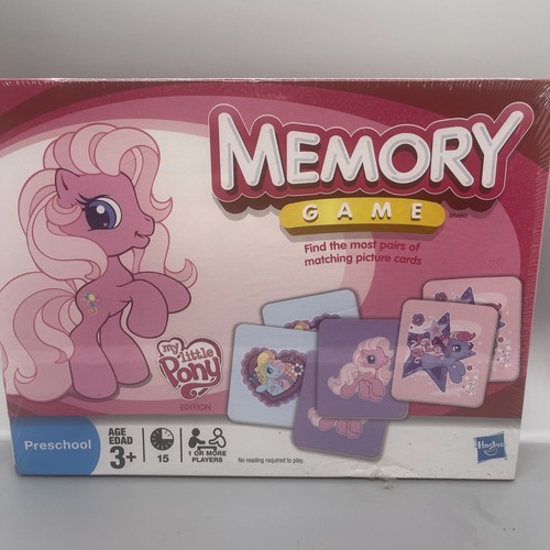 My Little Pony Preschool Memory Matching Game Hasbro 2009 for sale ...