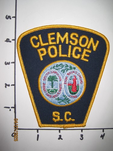 SC - Clemson Police Dept patch South Carolina tombstone | eBay