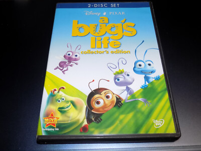 A BUG'S LIFE COLLECTOR'S EDITION ANIMATED Walt Disney Pixar VG 2-DISC ...