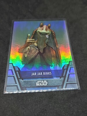 Star Wars Topps Holocron 2020 Foilboard Foil Board Card Rep-2 Jar Jar ...