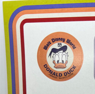 2022 WALT DISNEY WORLD COACH DONALD DUCK STICKER | eBay