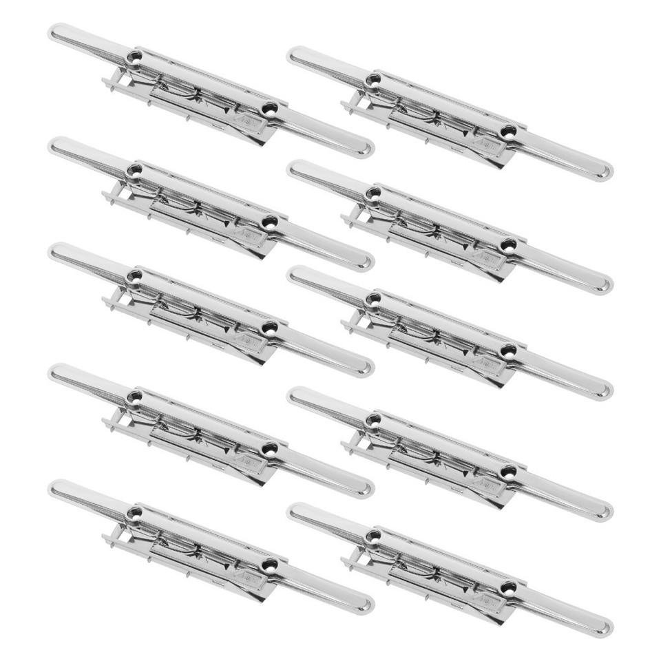 10 Pcs Clipboard Folder Clips Metal Binder Document Classification ...