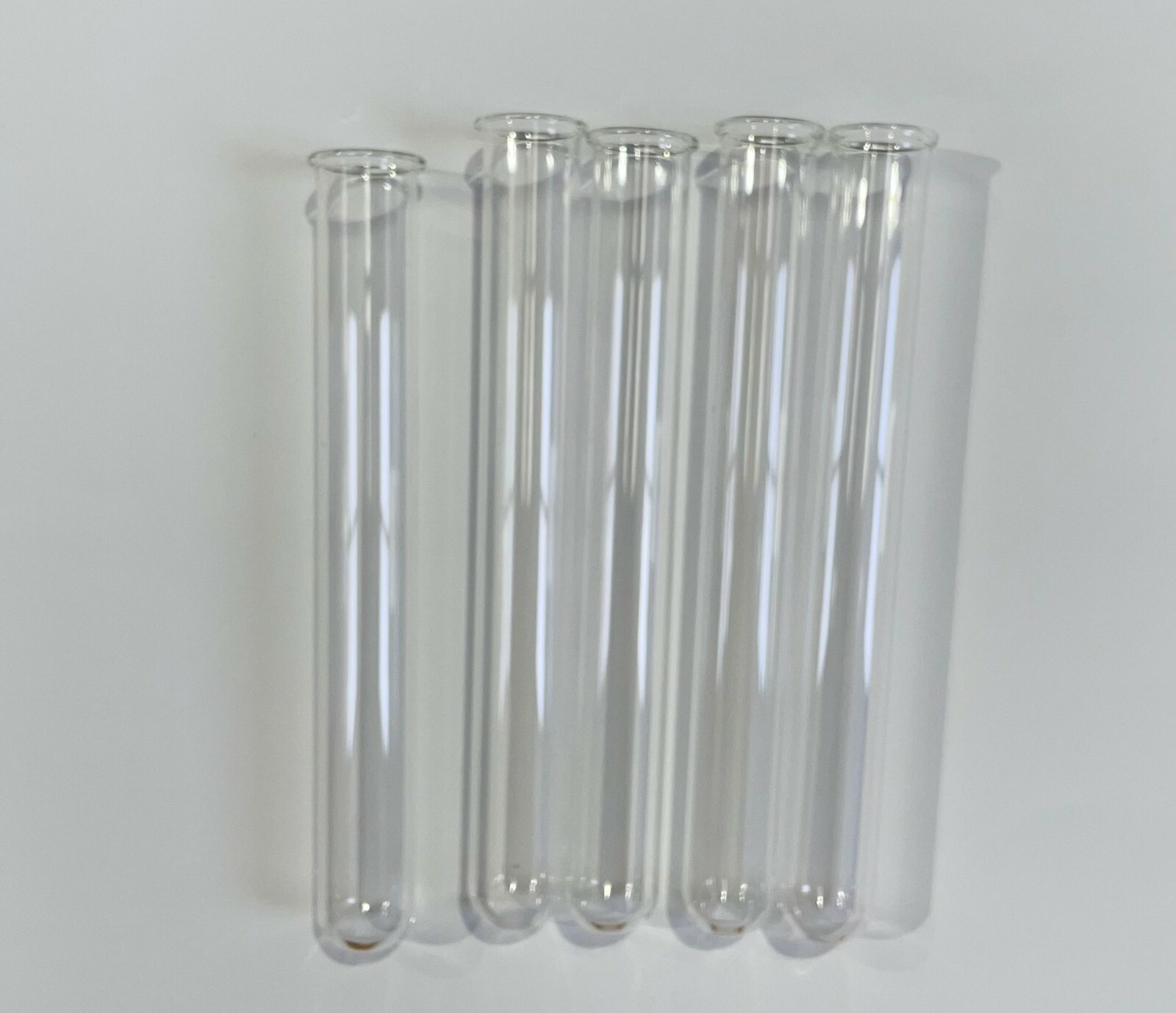 Test Tubes Rimmed/Rimless Borosilicate Glass 25x150m (50ml) -1-100 pcs ...