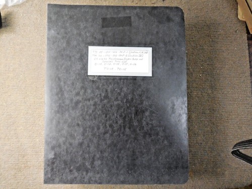 Vintage 1970 US Army Vietnam War Cessna O-1A Maintenance & Repair Parts ...