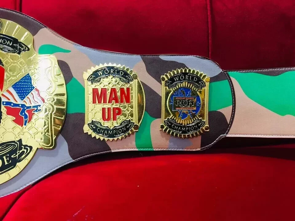 Custom ROH WORLD WRESTLING CHAMPIONSHIP BELT ADULT SIZE 2mm Brass | eBay