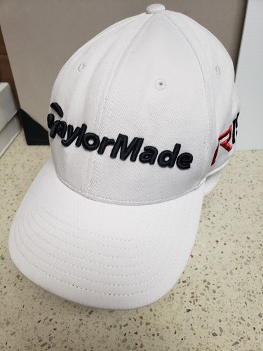 Taylor Made R15 Golf Baseball Cap Hat White Aero Burner Adjustable | eBay