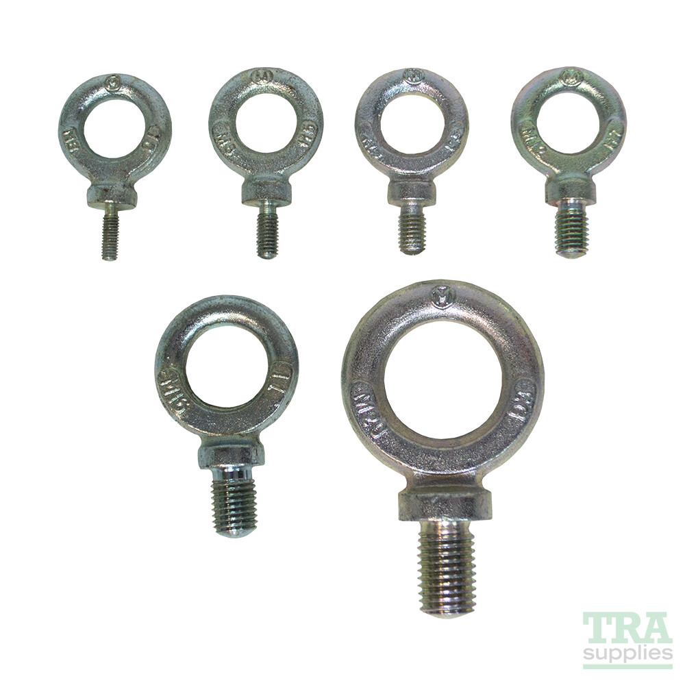 Lifting DYNAMO Eye Bolts Zinc Plated Towing Bolts Eyebolt 6 8 10 12 16 ...