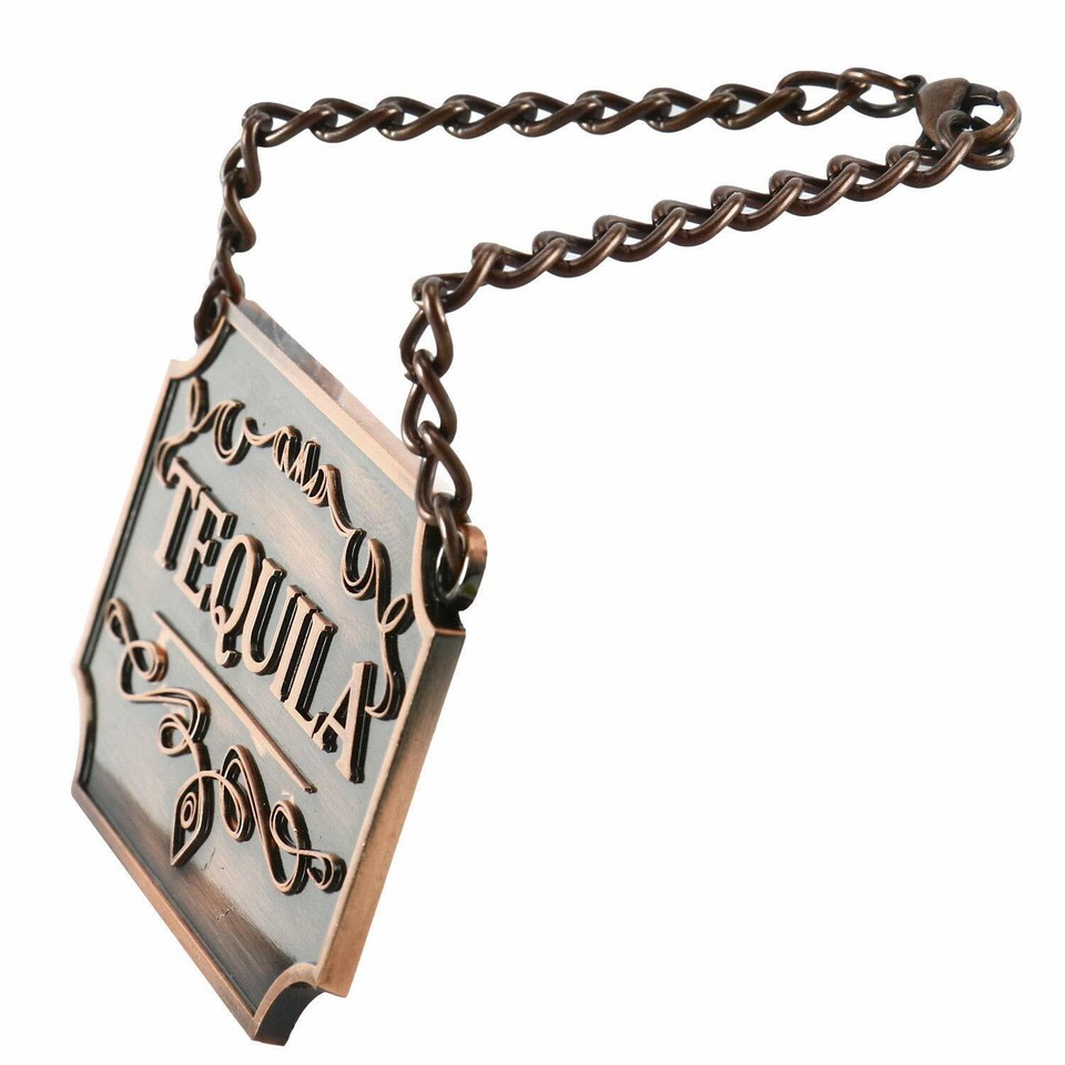 8PCS Copper Liquor Decanter Tags/Labels Whiskey, Bourbon, Scotch, Gin ...