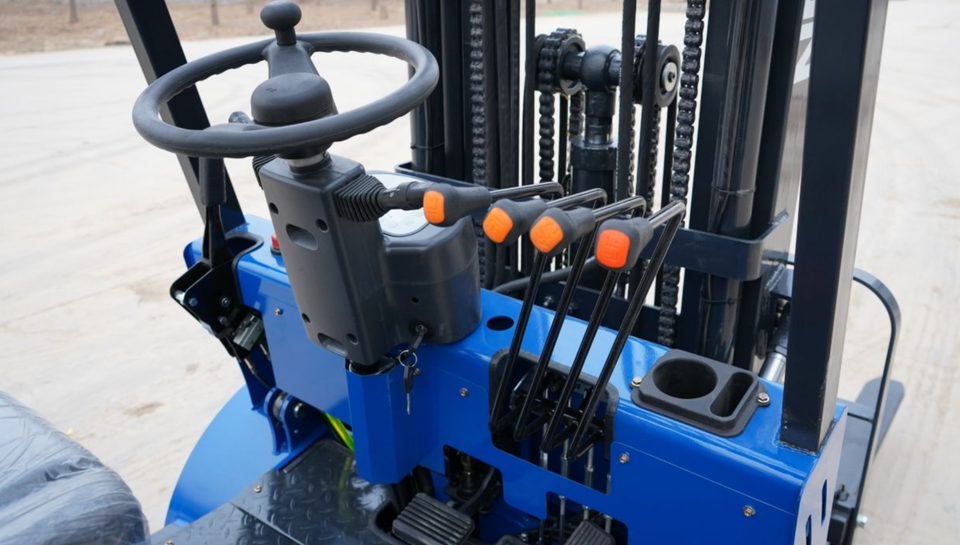 New TYPHON VIGOR 2.5 Blue Electric Forklift 5511 lbs Lifter Lift Truck ...