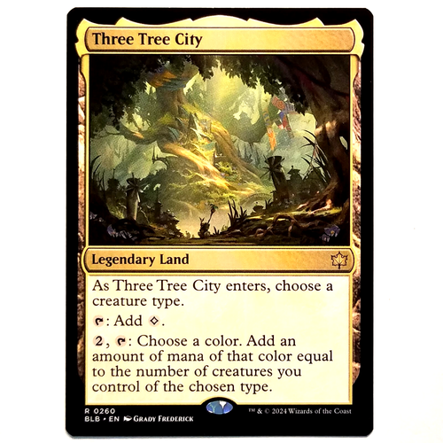Three Tree City BLB M/NM Legendary Land Rare Bloomburrow (0260) MTG | eBay