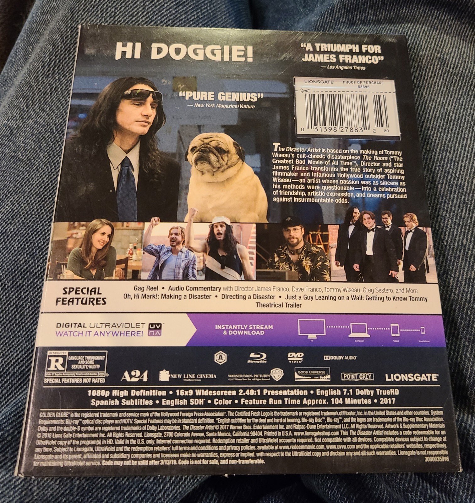 The Disaster Artist (Blu-ray, 2017) 31398278832 | eBay