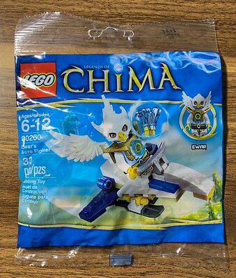 *NEW* Lego 30250 CHIMA Ewar's Acro Fighter Polybag VINTAGE Airplane ...