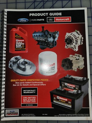 2014 Ford Motorcraft Product Guide Parts Manual | eBay