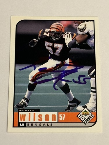 Reinard Wilson 1998 Upper Deck Collector’s Choice Signed Auto ...