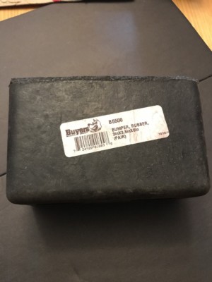 B5500 BUYERS PRODUCTS DOOR STOP BUMPER RUBBER. X | eBay