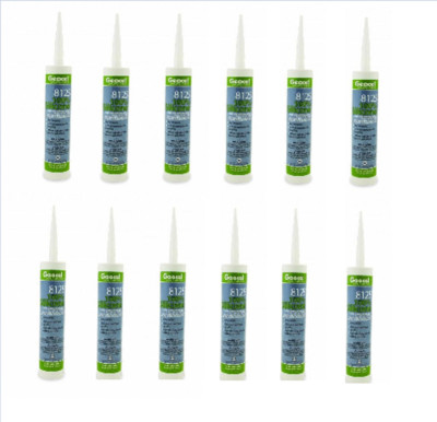 12x Geocel 8125 High Performance Acetoxy Cure Mildew resistant FDA/USDA ...