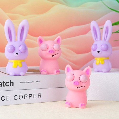 Rabbit Bunny Squeeze Eye Out Fidget Toy Kids Holiday Gift | eBay